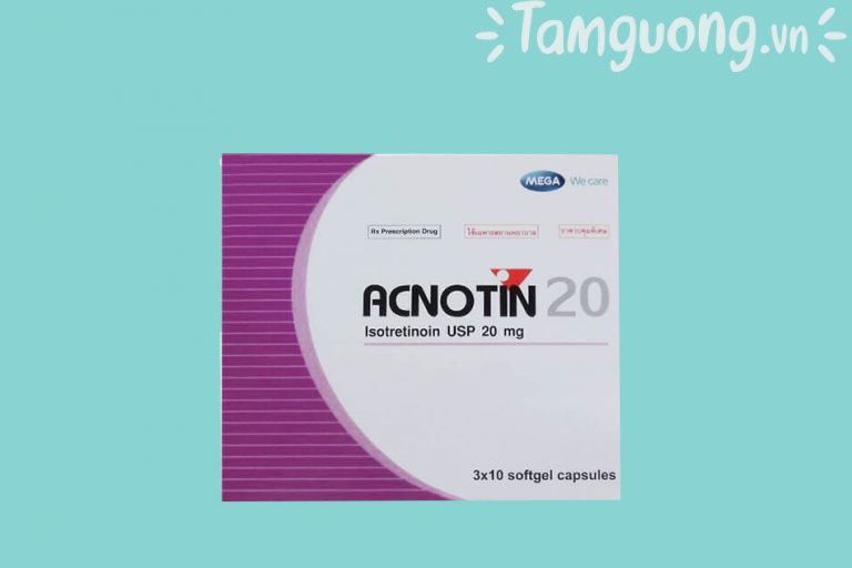 Thuốc trị mụn trứng cá Acnotin 10g, 20g có tốt không? uống trong bao lâu?