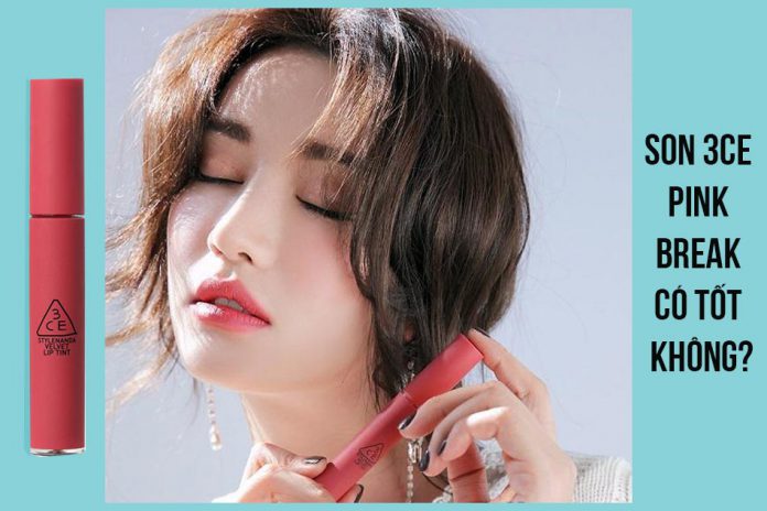 [Review] Son 3CE Velvet Lip Tint Pink Break giá bao nhiêu? Mua ở đâu?