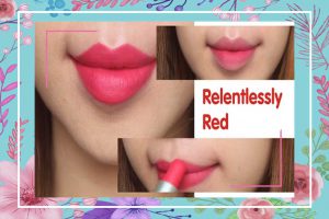 Son Mac Relentlessly Red : Review, Swatch, so sánh với All Fired Up
